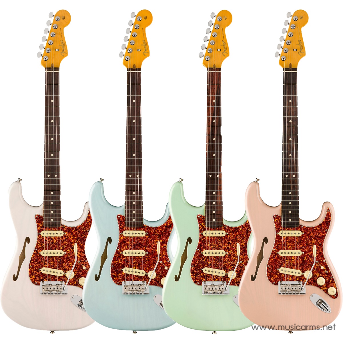 Fender American Professional II Stratocaster Thinline Limited Edition ...