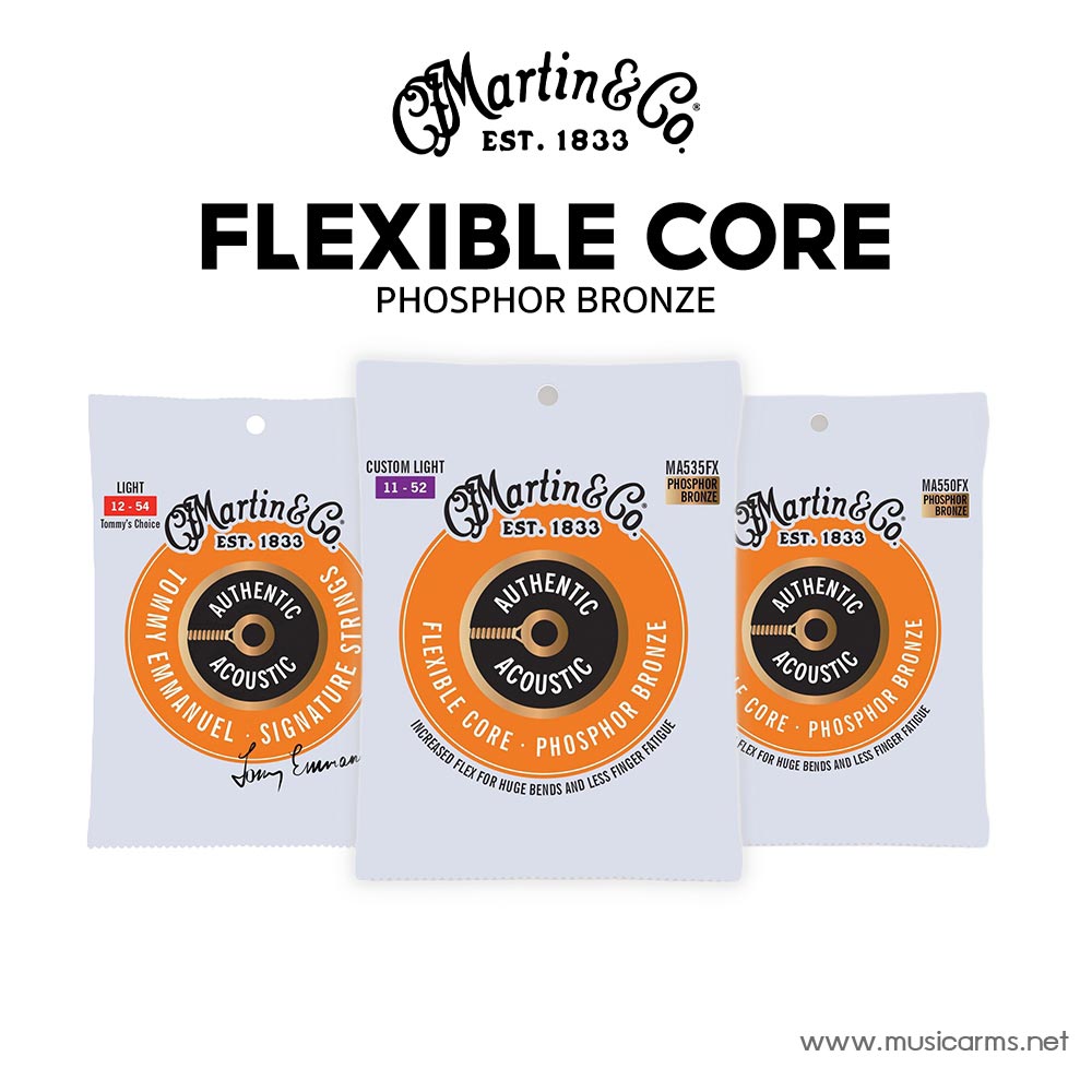 Martin Flexible Core Phosphor สายกีต้าร์โปร่ง | Music Arms ศูนย์รวม ...
