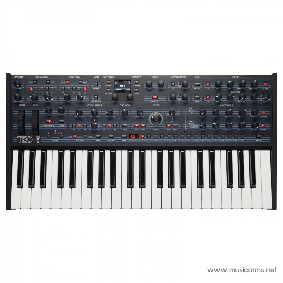 Oberheim TEO-5 Keyboard Synthesizer ซินธิไซเซอร์ คีย์บอร์ด | Music Arms ...
