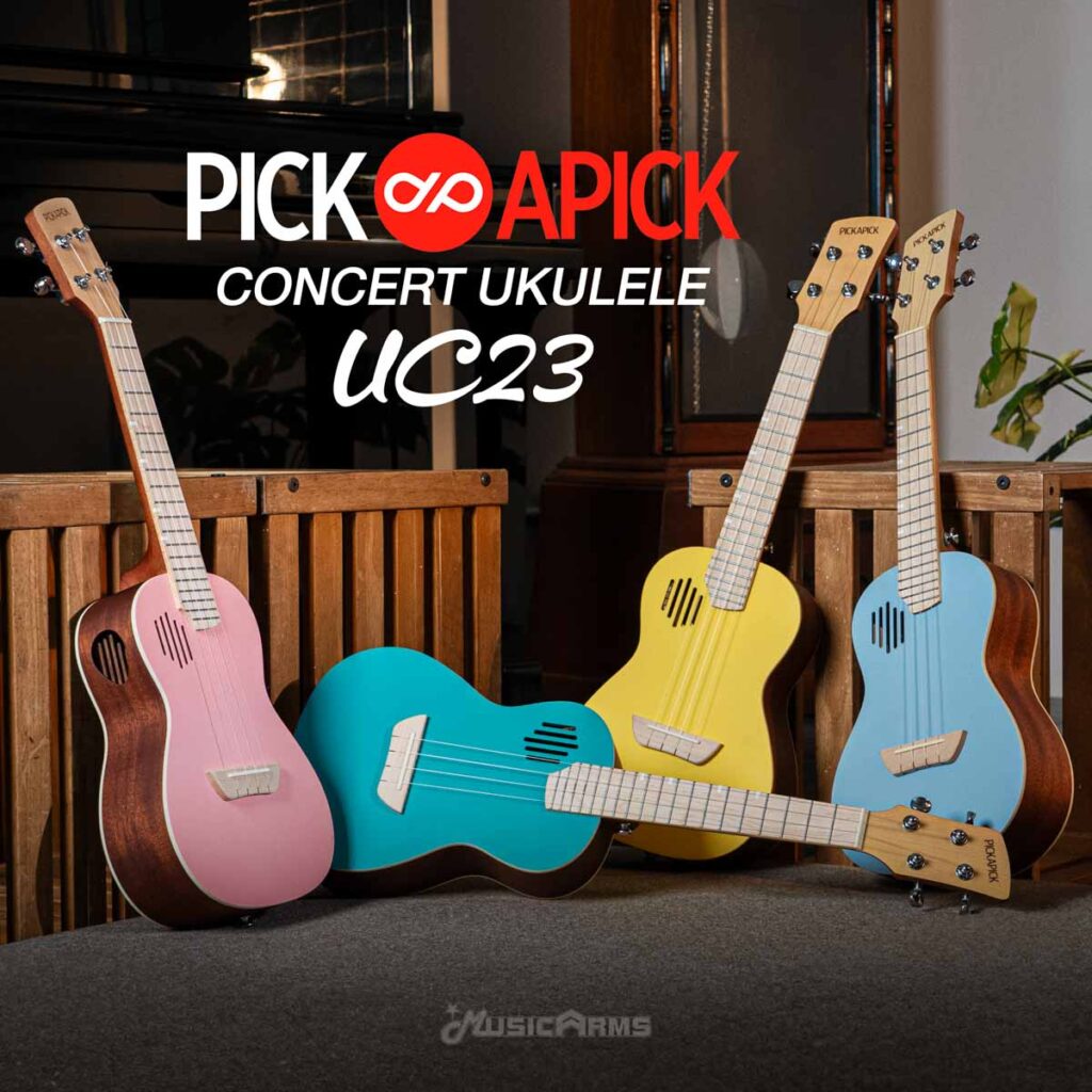 Pickapick UC23 Concert Ukulele | Music Arms ศูนย์รวมเครื่องดนตรี ...