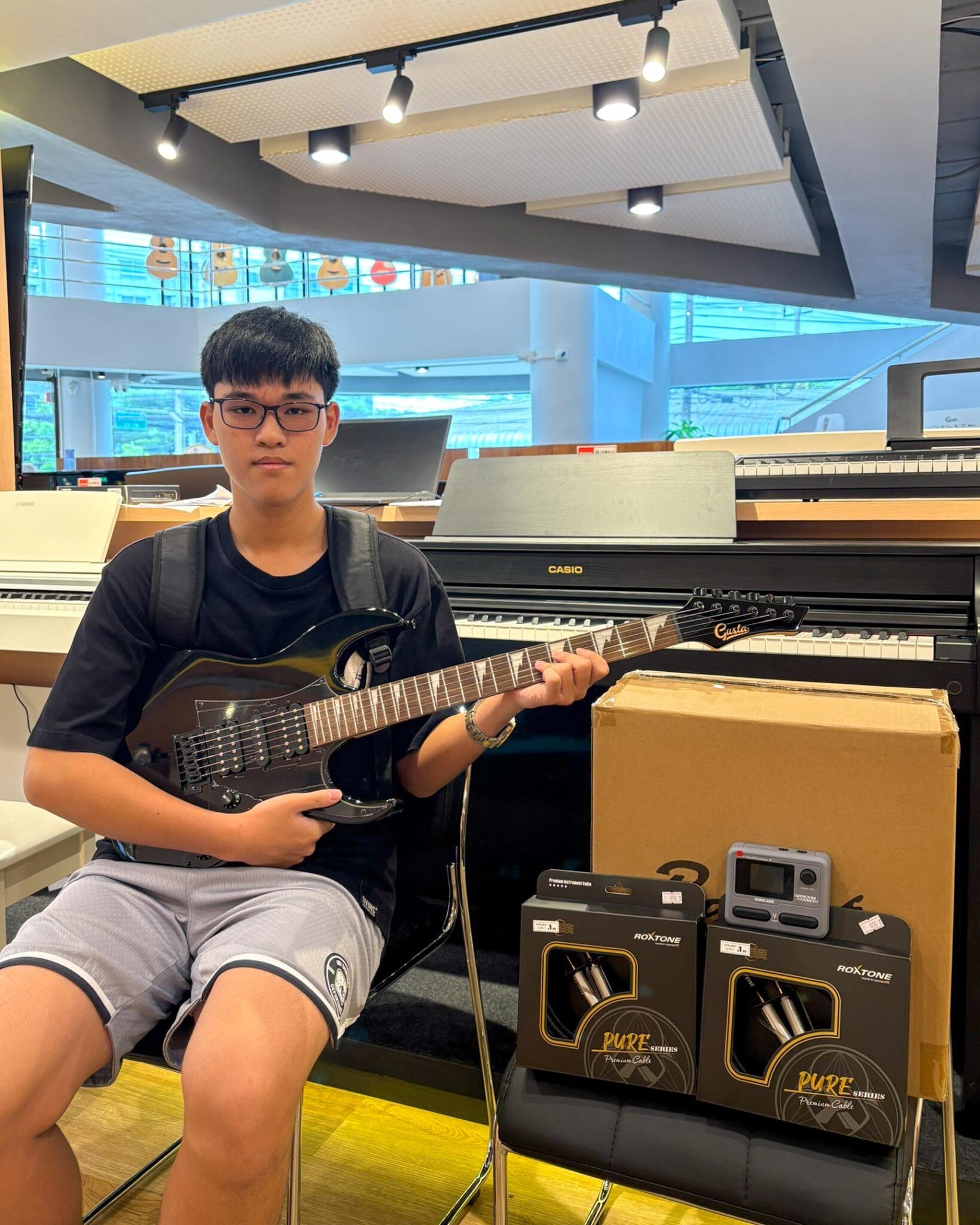 Gusta GIB-01 กีตาร์ไฟฟ้า | Music Arms ศูนย์รวมเครื่องดนตรี ตั้งแต่ ...