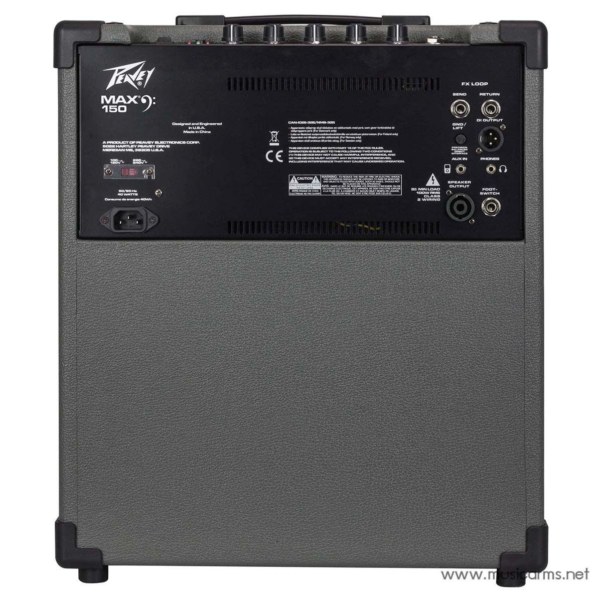 Peavey Max 150 แอมป์เบส | Music Arms ศูนย์รวมเครื่องดนตรี ตั้งแต่ ...