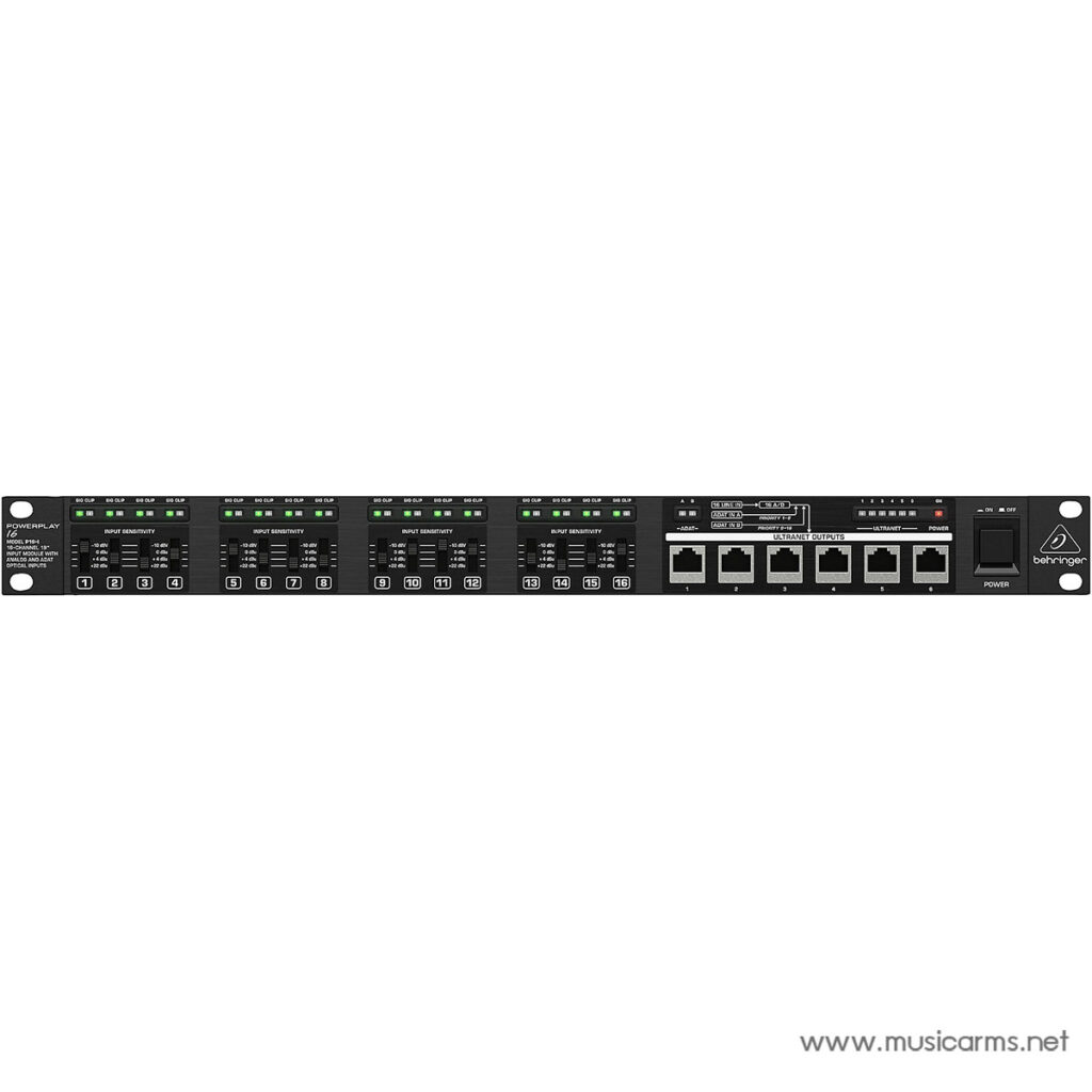 Behringer P16-I เครื่องแปลงสัญญาณอนาล็อค 16 Inputs เป็น 24-bit ดิจิตอล ...