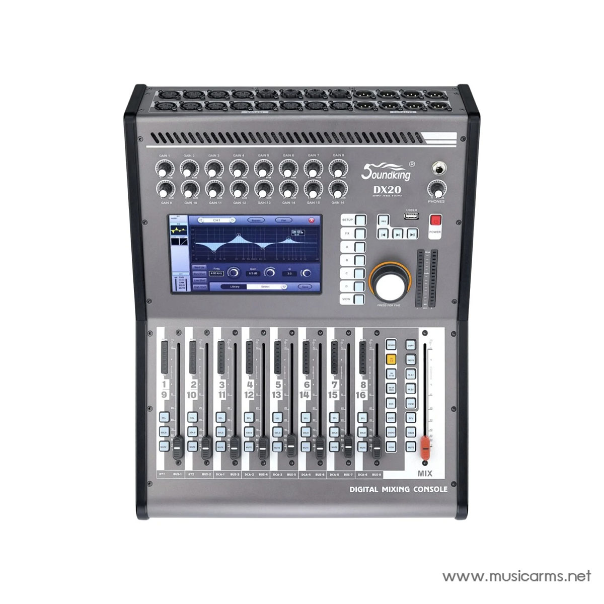 Soundking DX20 ดิจิตอลมิกเซอร์ 20 อินพุต 16 ช่องไมค์ 8 เอาต์พุต | Music ...
