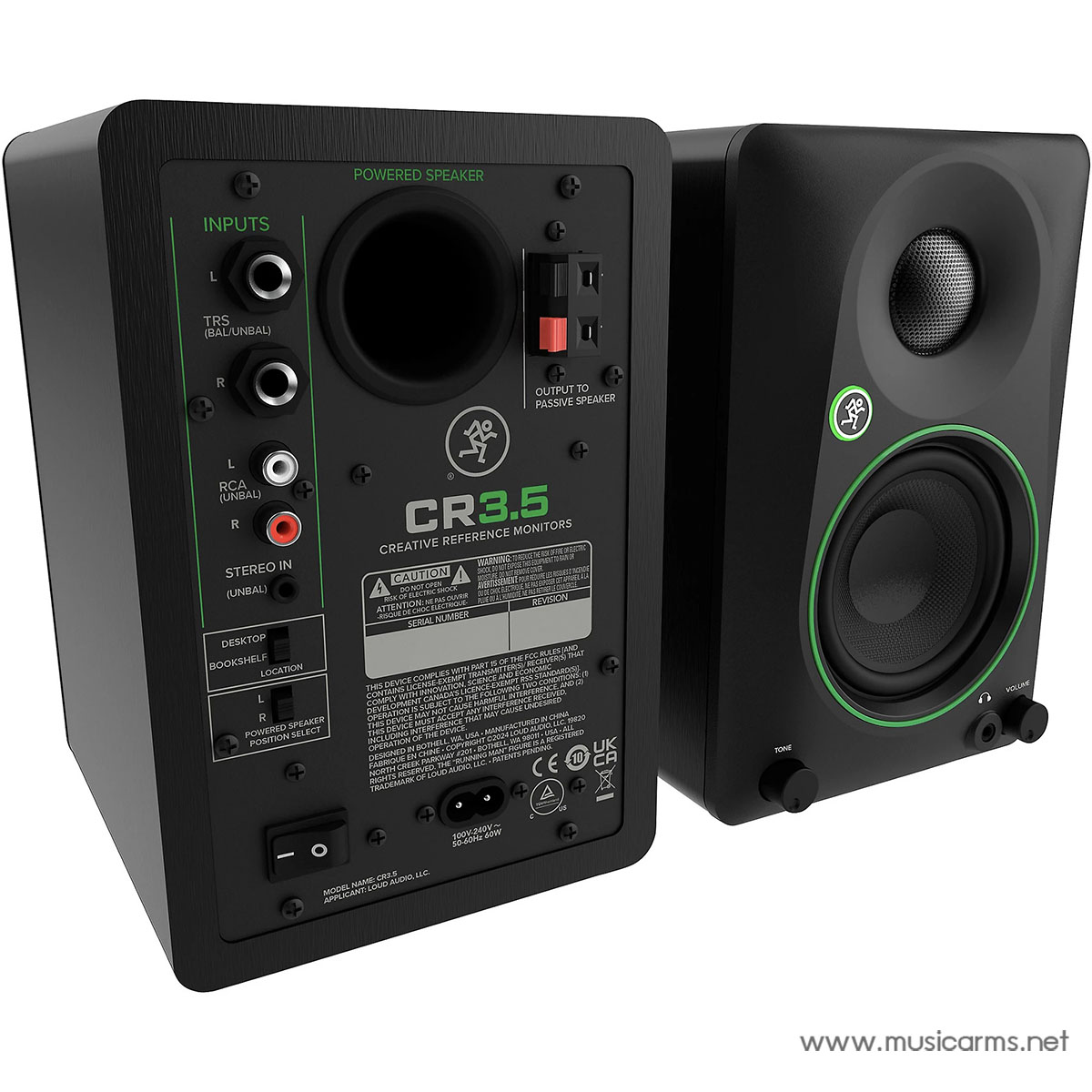 Mackie CR3.5 (Gen 3) ลำโพงมอนิเตอร์ | Music Arms ศูนย์รวมเครื่องดนตรี ...