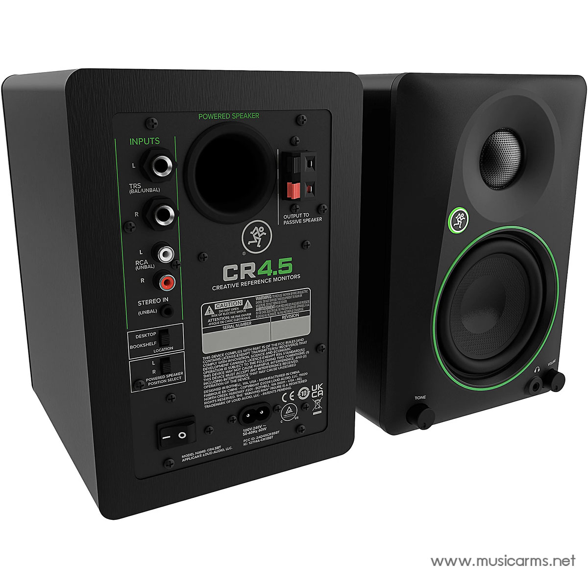 Mackie CR4.5 (Gen 3) ลำโพงมอนิเตอร์ | Music Arms ศูนย์รวมเครื่องดนตรี ...