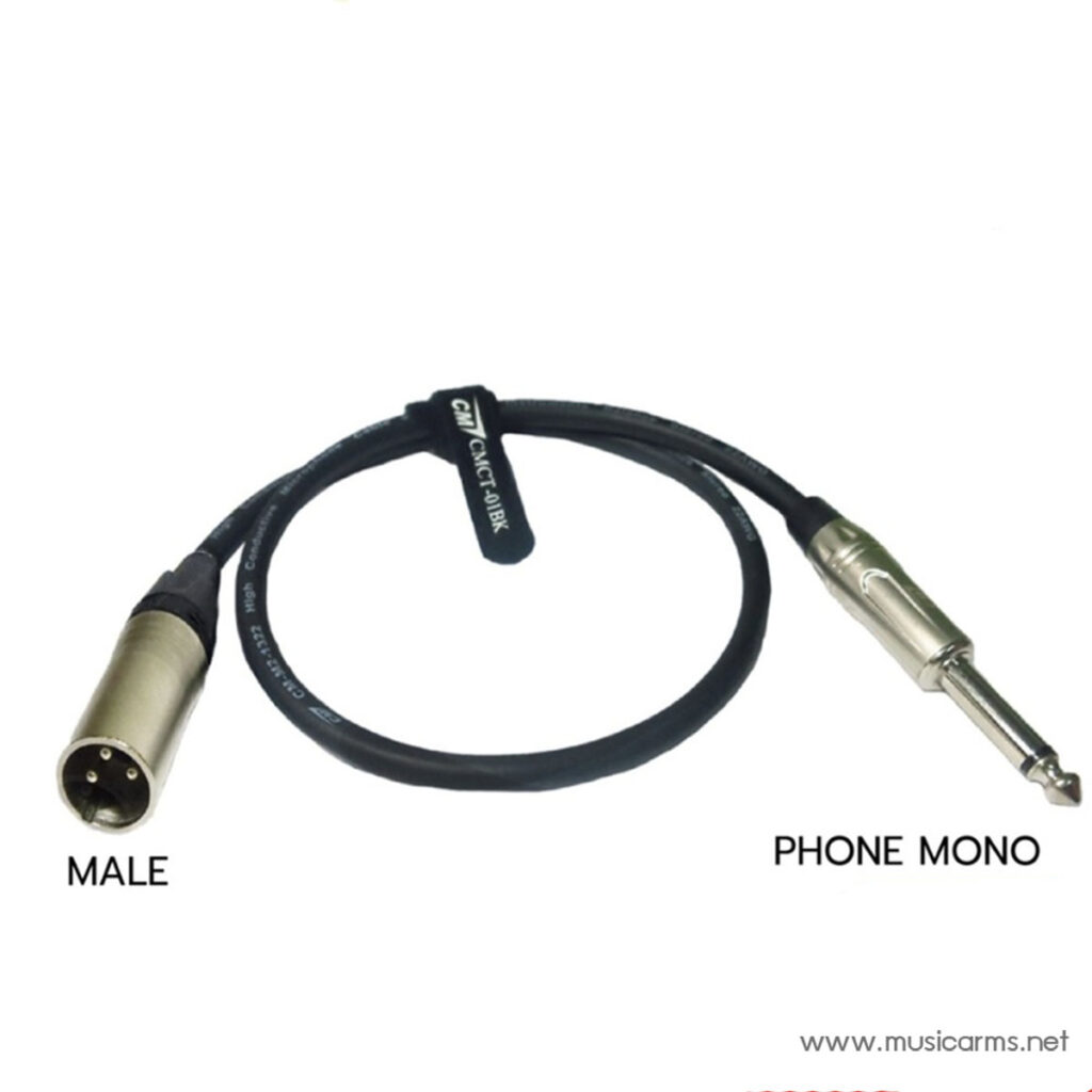 CM Cable CMXMPM Microphone Cable with XLR Male to Phone Mono | Music ...