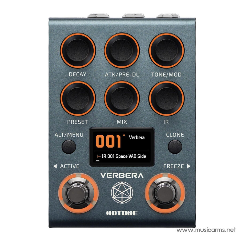 Hotone Verbera Convolution Dual Reverb Pedal เอฟเฟคกีตาร์ | Music Arms ...