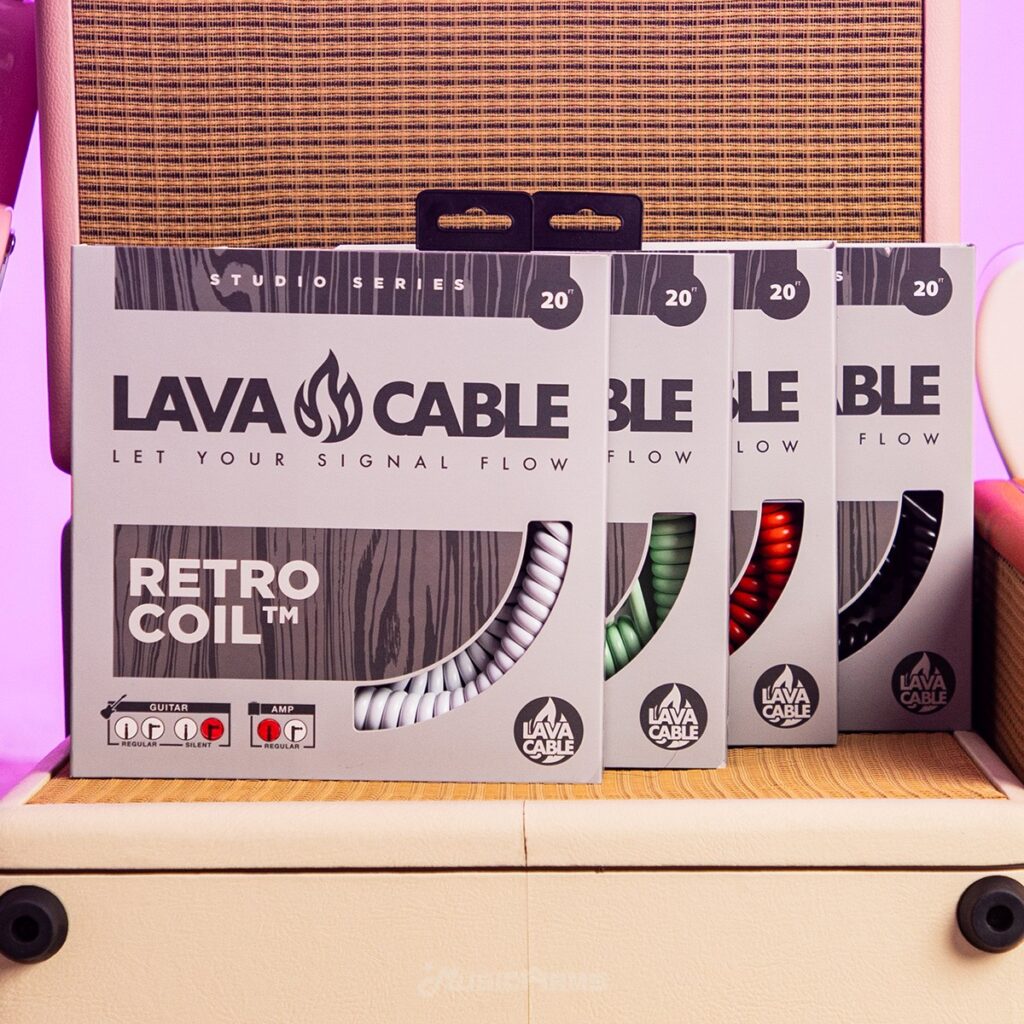 Lava Cable Retro Coil Straight to Right Angle สายแจ็ค | Music Arms ...