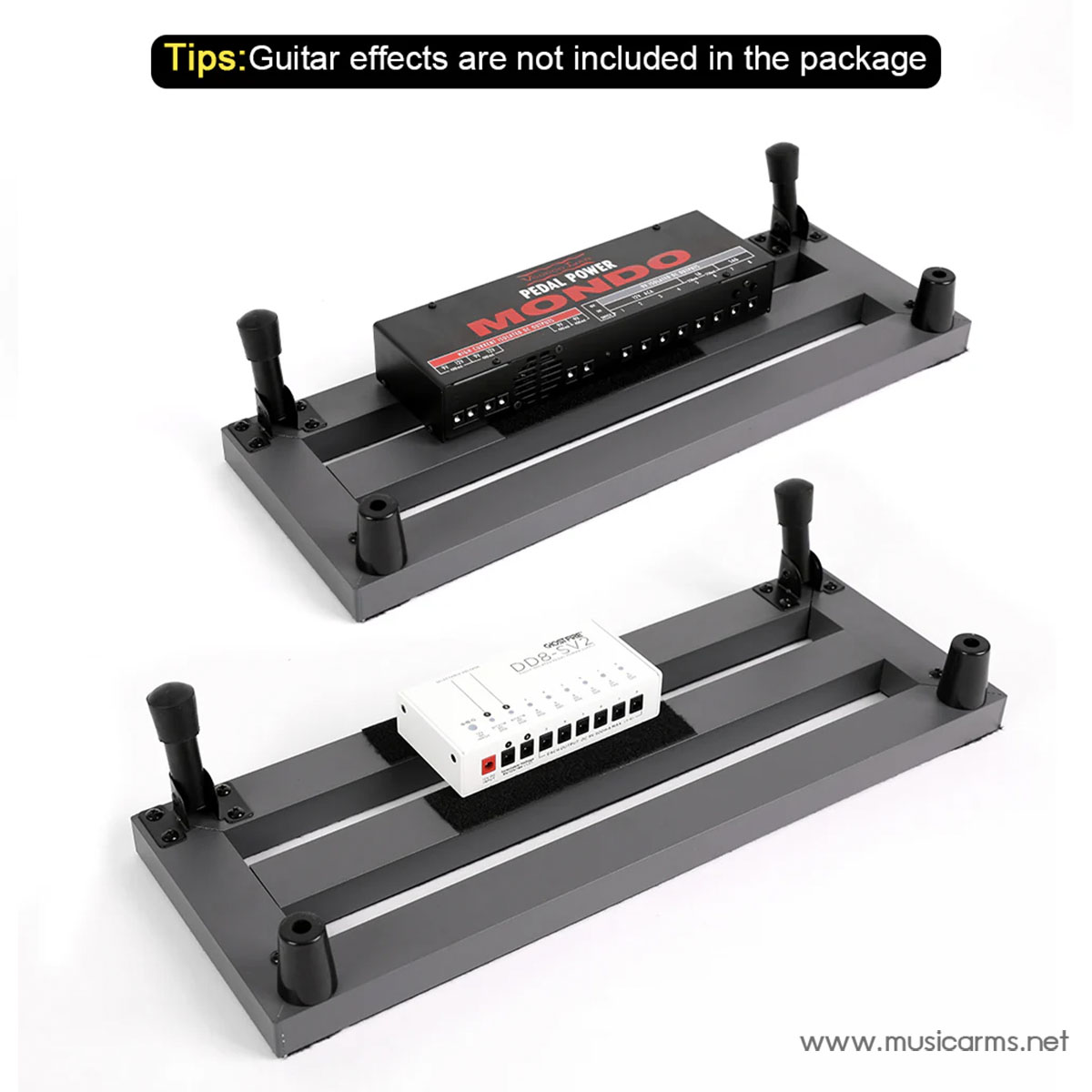 GhostFire SPL-02 Ultra-Light Aluminum Guitar Pedal Board บอร์ดเอฟเฟค ...