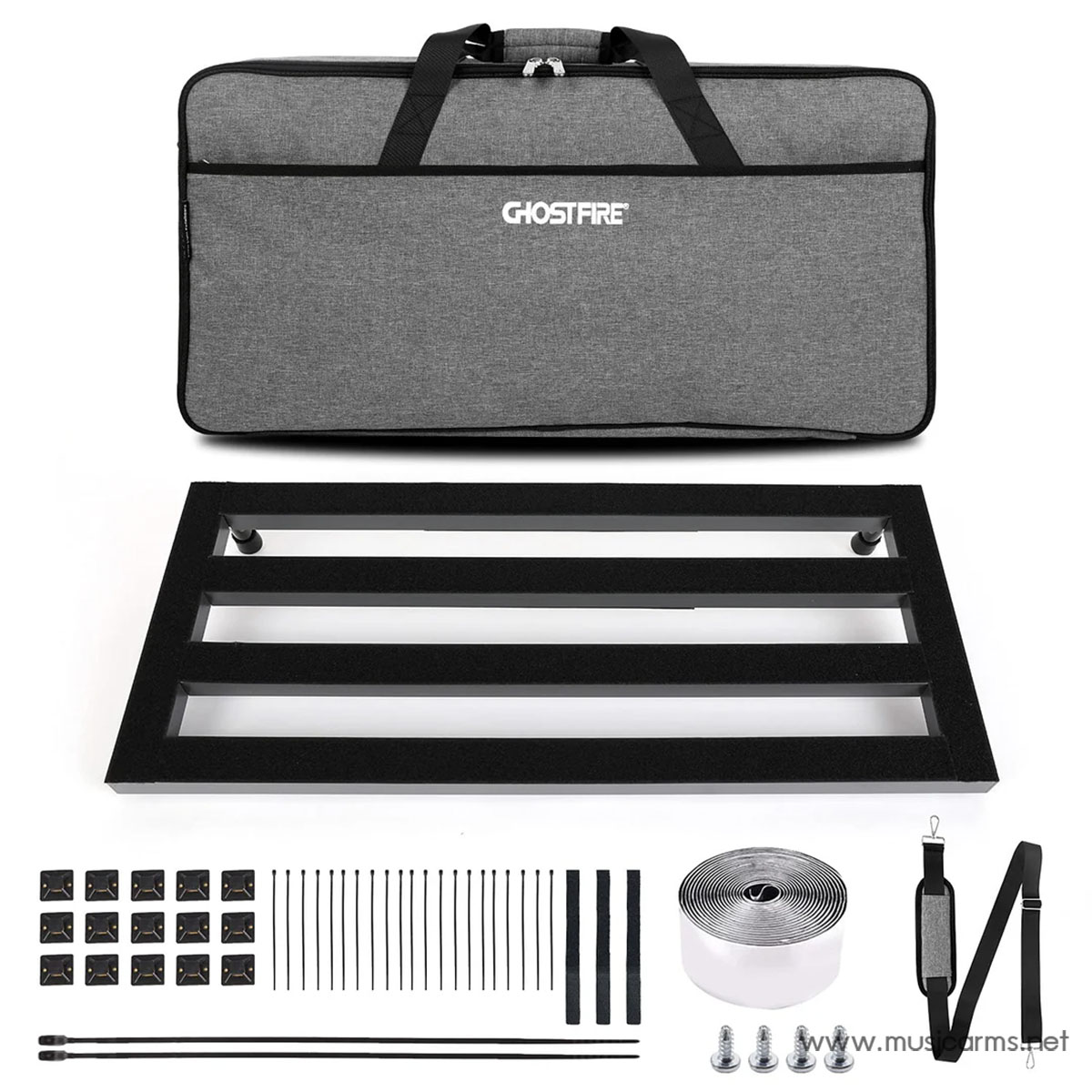 GhostFire SPL-02 Ultra-Light Aluminum Guitar Pedal Board บอร์ดเอฟเฟค | Music Arms ศูนย์รวม ...