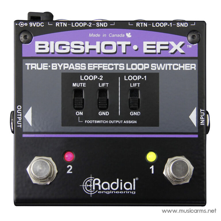 Radial Bigshot EFX Effects Loop Switcher เอฟเฟค Loop | Music Arms ศูนย์รวมเครื่องดนตรี ตั้งแต่ ...