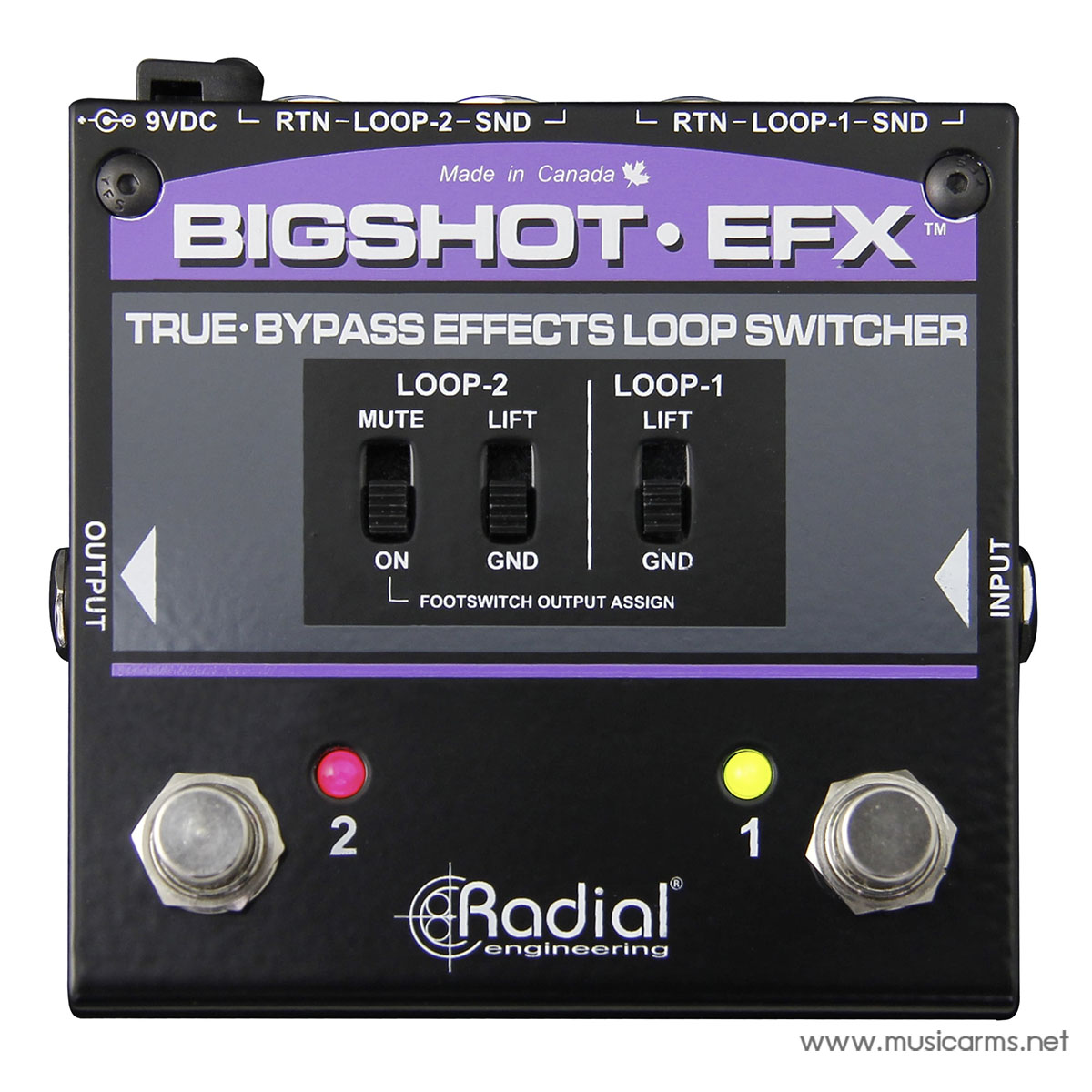 Radial Bigshot EFX Effects Loop Switcher เอฟเฟค Loop | Music Arms ศูนย์ ...