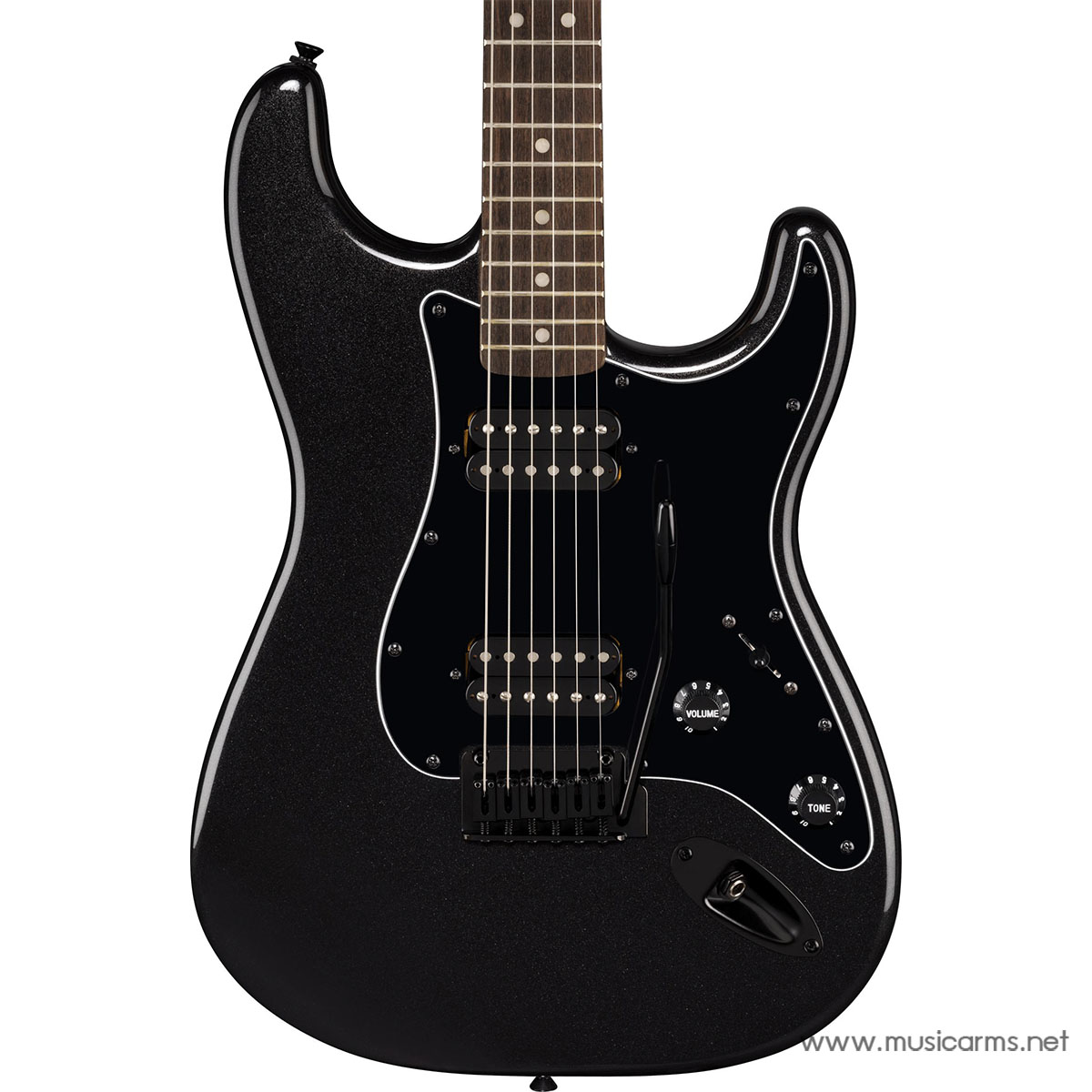 Squier FSR Affinity Stratocaster HH in Metallic Black Matching ...