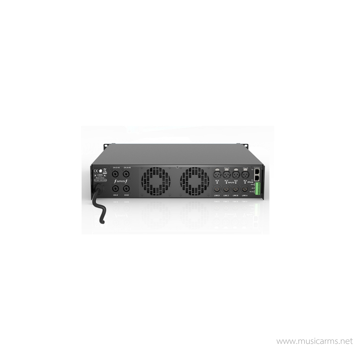 ZSOUND DL4000 เพาเวอร์แอมป์ 2 แชนแนล กำลังขับ 4000 วัตต์ที่ 4 โอห์ม ...