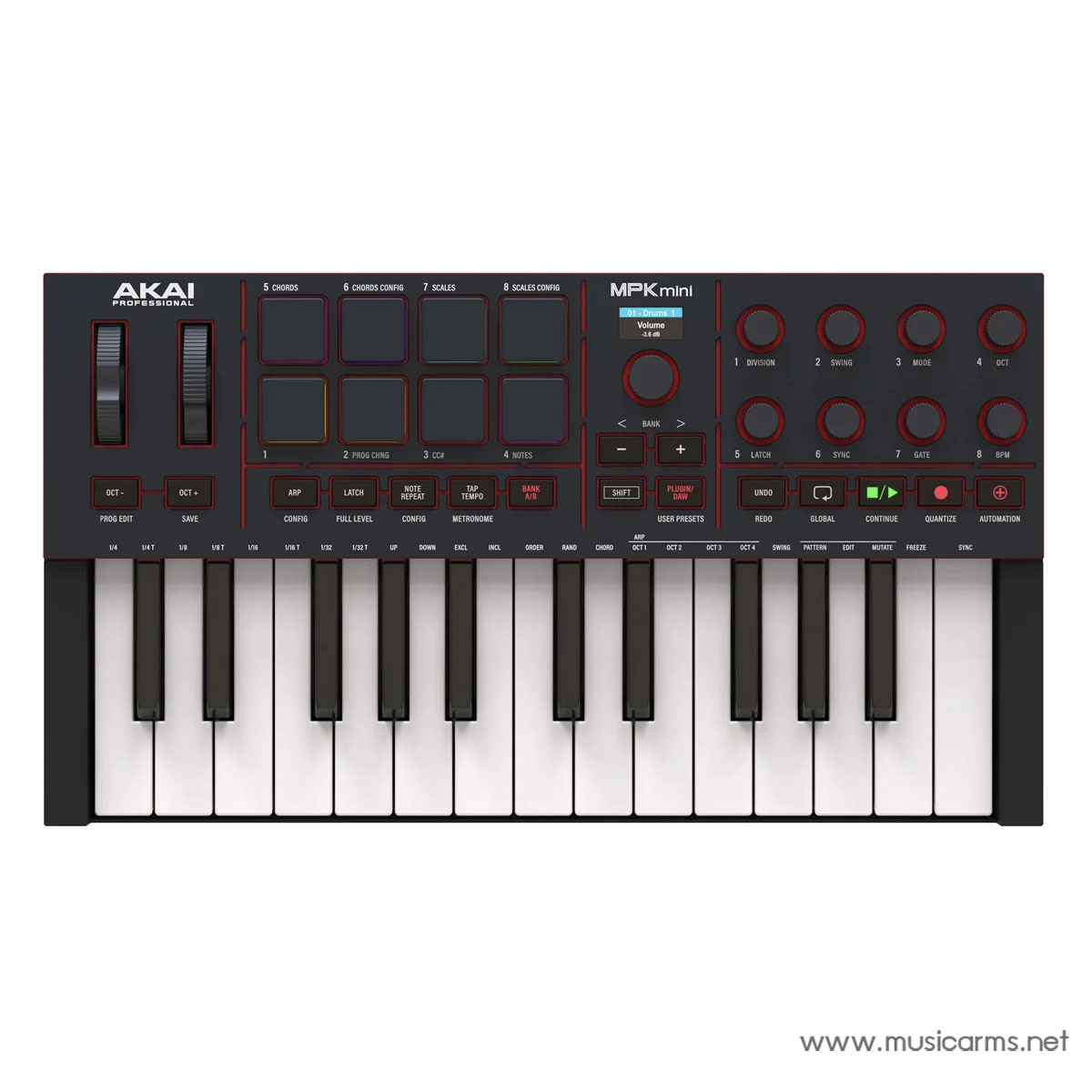 Akai MPK Mini IV MIDI Keyboard | Music Arms ศูนย์รวมเครื่องดนตรี ...