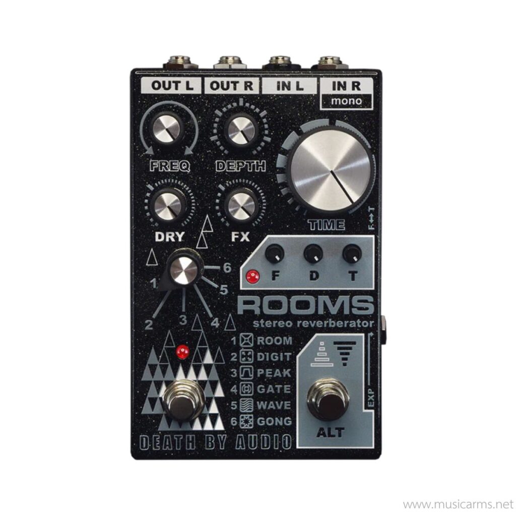 Death By Audio ROOMS เอฟเฟครีเวิร์บสเตอริโอ |Music Arms