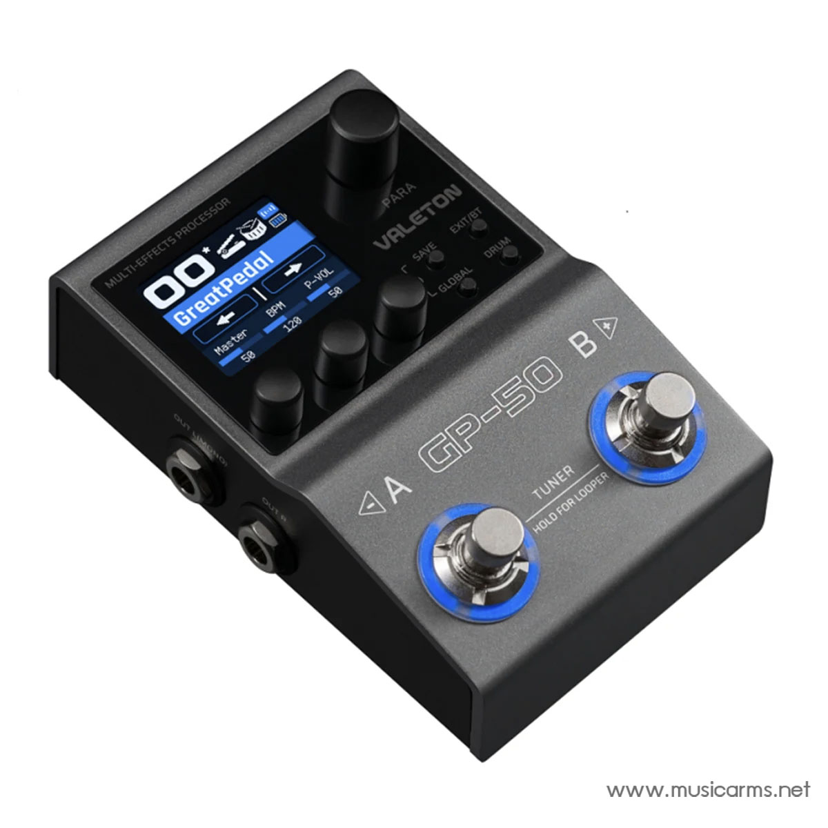 Valeton GP-50 Multi-Effects Processor | Music Arms ศูนย์รวมเครื่องดนตรี ...