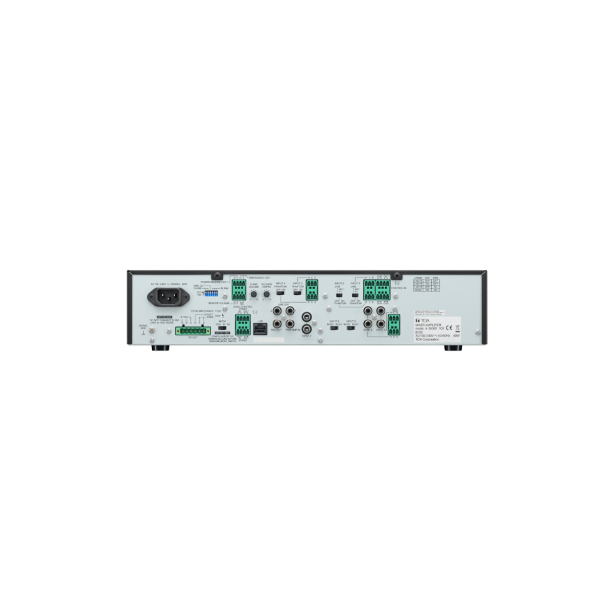 TOA A-3624D | Music Arms ศูนย์รวมเครื่องดนตรี ตั้งแต่เริ่มต้น ถึงมืออาชีพ