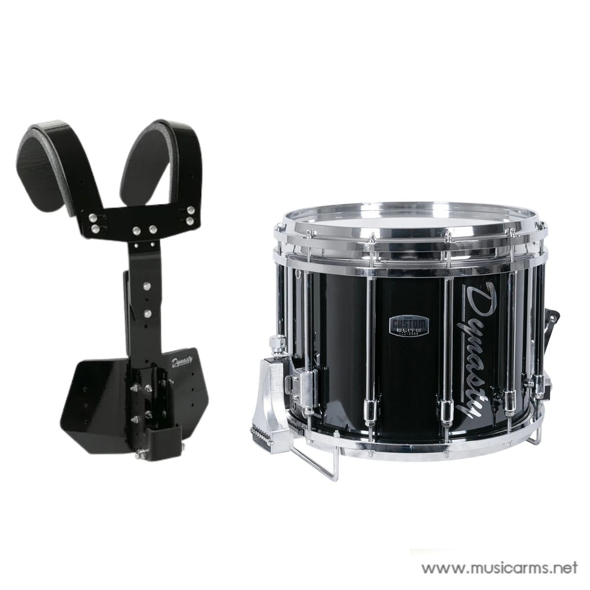 Dynasty MS-Z14WA Custom Elite Marching Snare ( W/ carrier) กลองสแนร์ ...