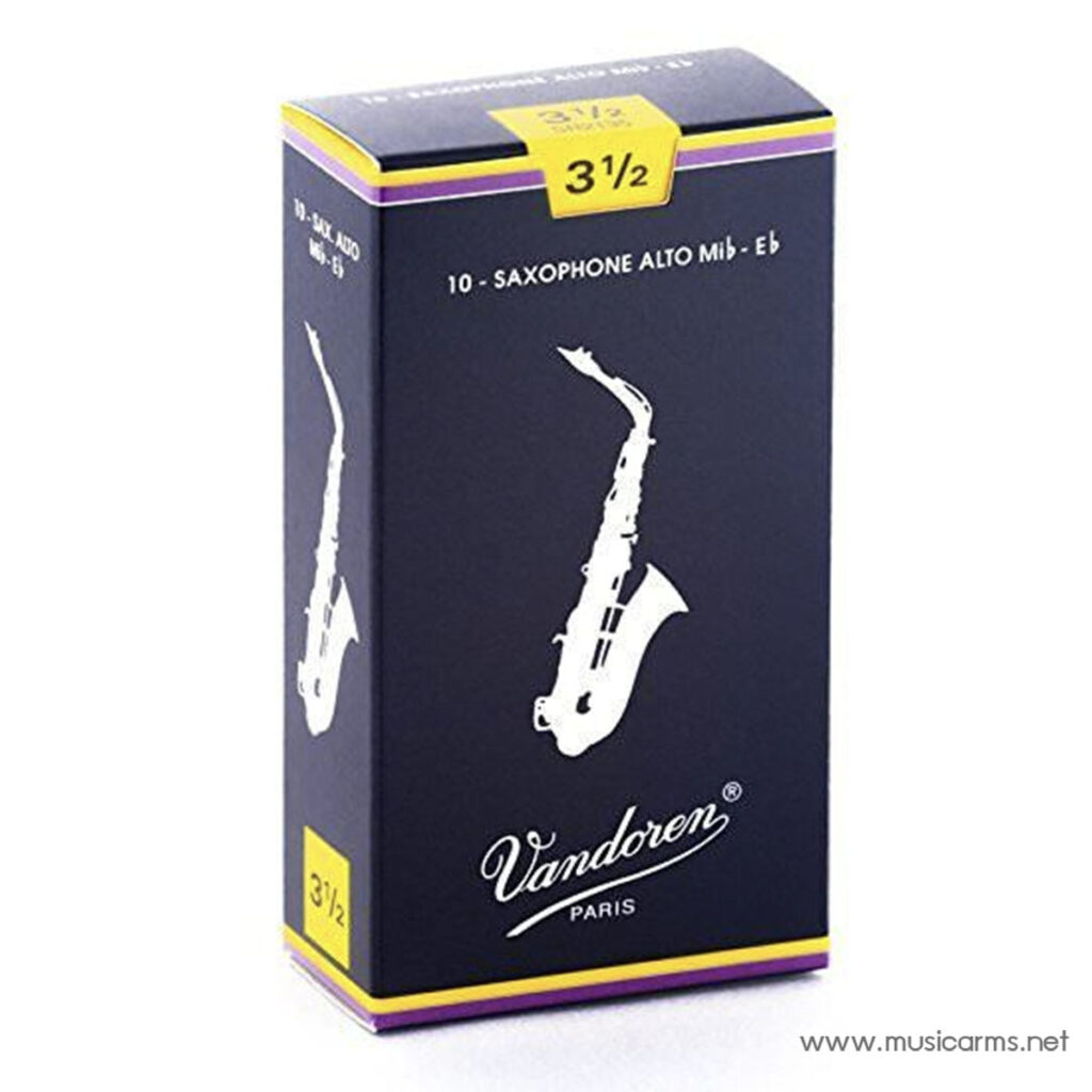Vandoren Traditional 3.5 Alto Saxophone Reeds | Music Arms ศูนย์รวม ...